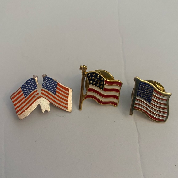 Accessories | American Flag Lapel Pins Set | Poshmark